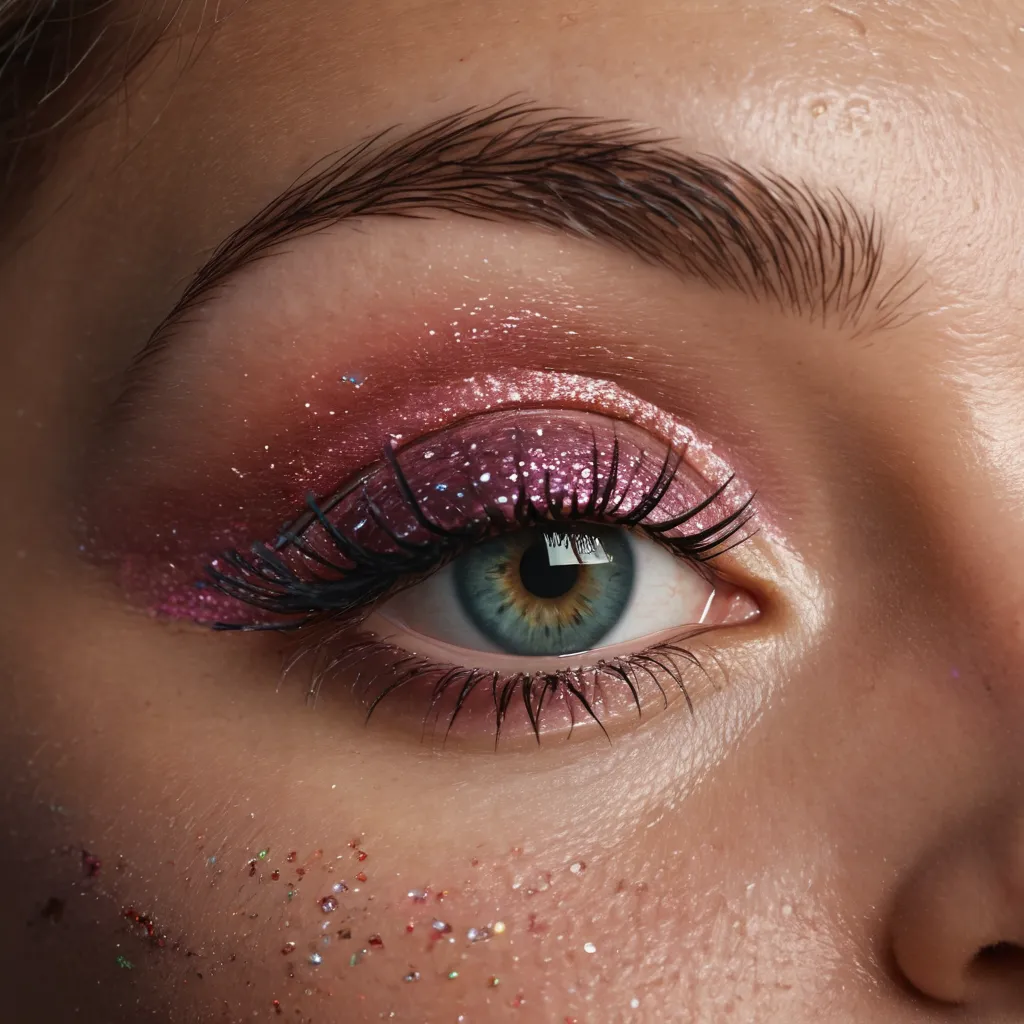The Allure and Application of Shimmer Glitter Eyeshadow