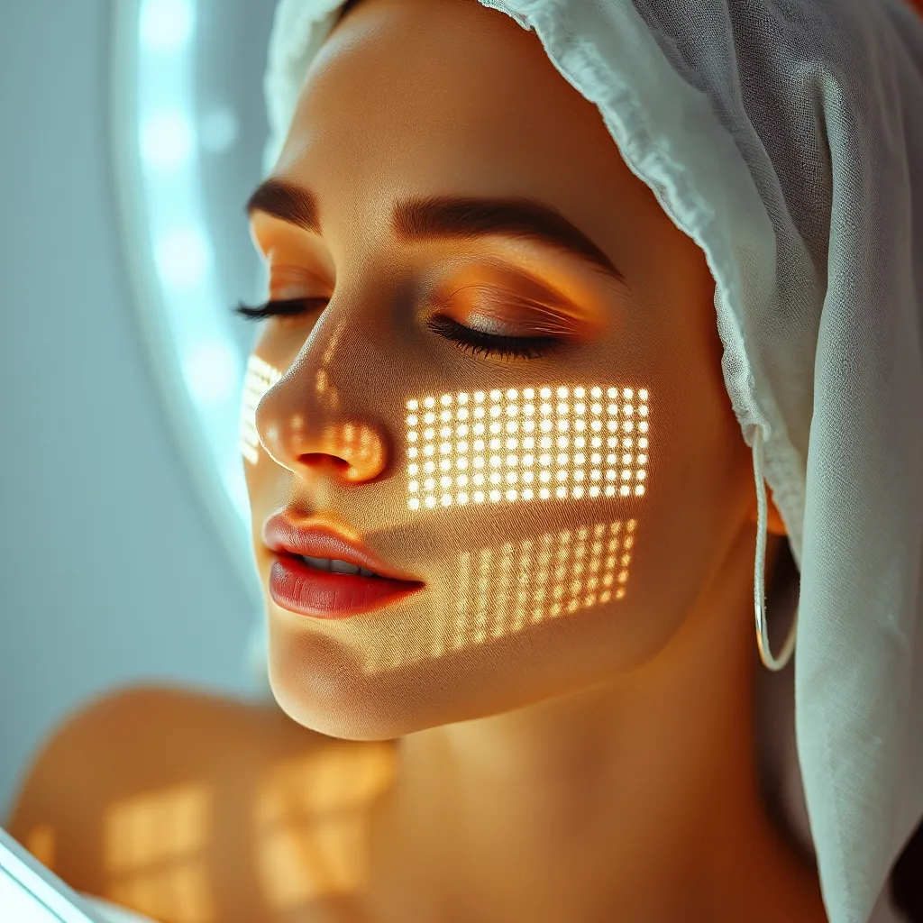 Evaluating White LED Light's Role in Facial Treatments
