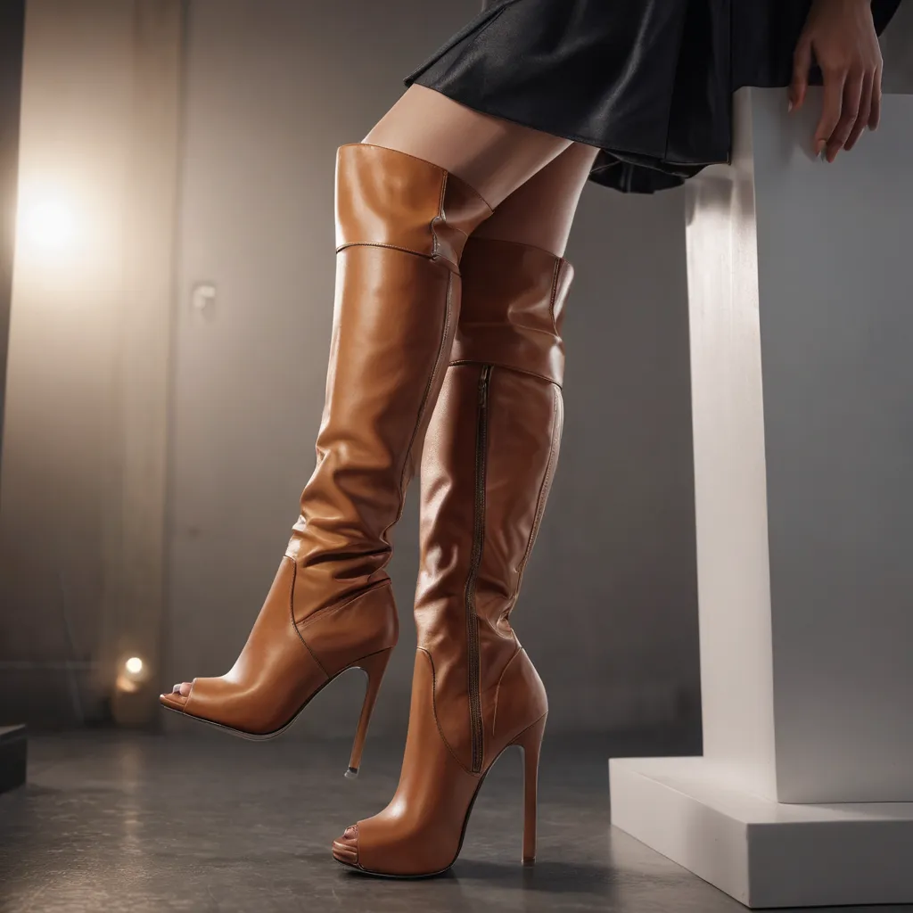 Exploring the Allure of Open Toe Knee High Boots
